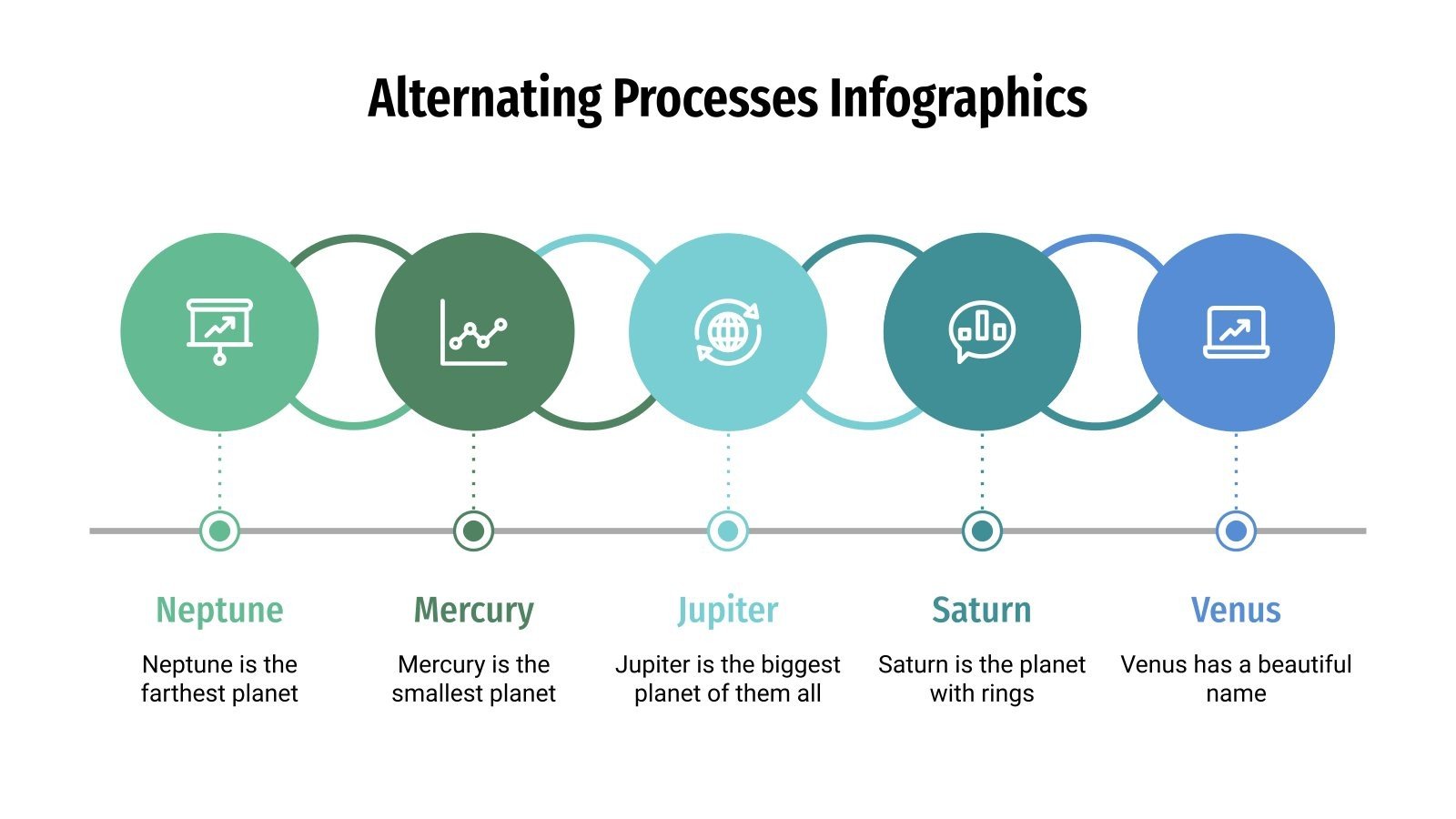 Alternating Process Infographics for Google Slides & PPT