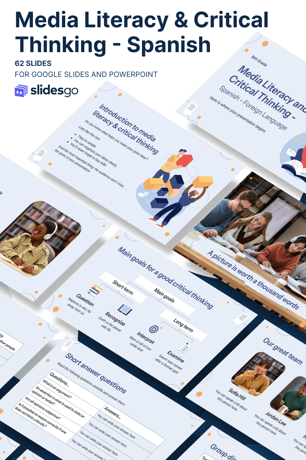 Media Literacy and Critical Thinking - Spanish - 9th Grade