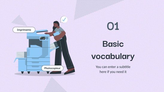Media and Technology Vocabulary - French - 8th Grade