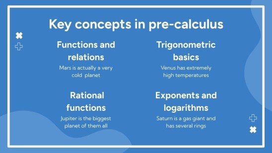 Pre-Calculus - Math - 11th Grade