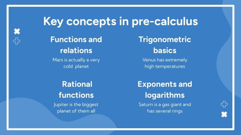 Pre-Calculus - Math - 11th Grade
