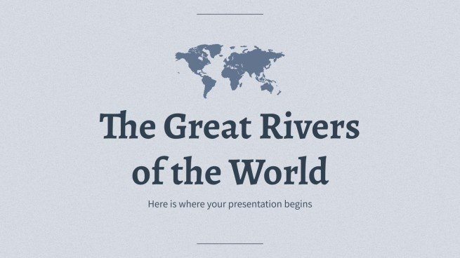 The Great Rivers of the World Presentation