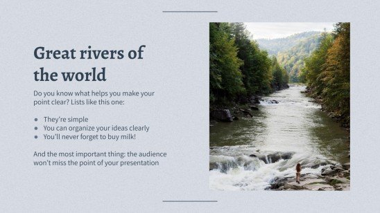 The Great Rivers of the World Presentation