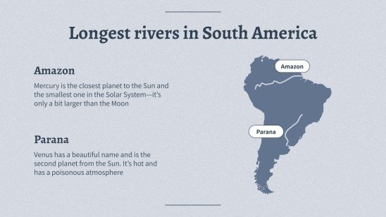 The Great Rivers of the World Presentation