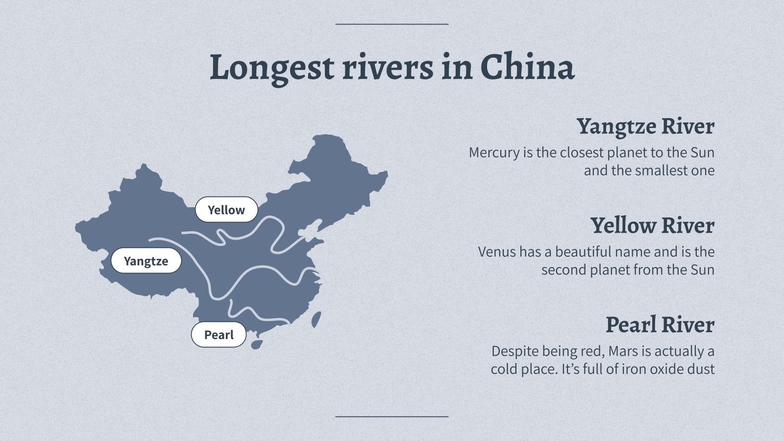 The Great Rivers of the World Presentation