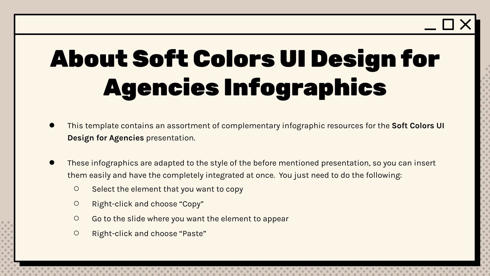 Soft Colors UI Design for Agencies Infographics
