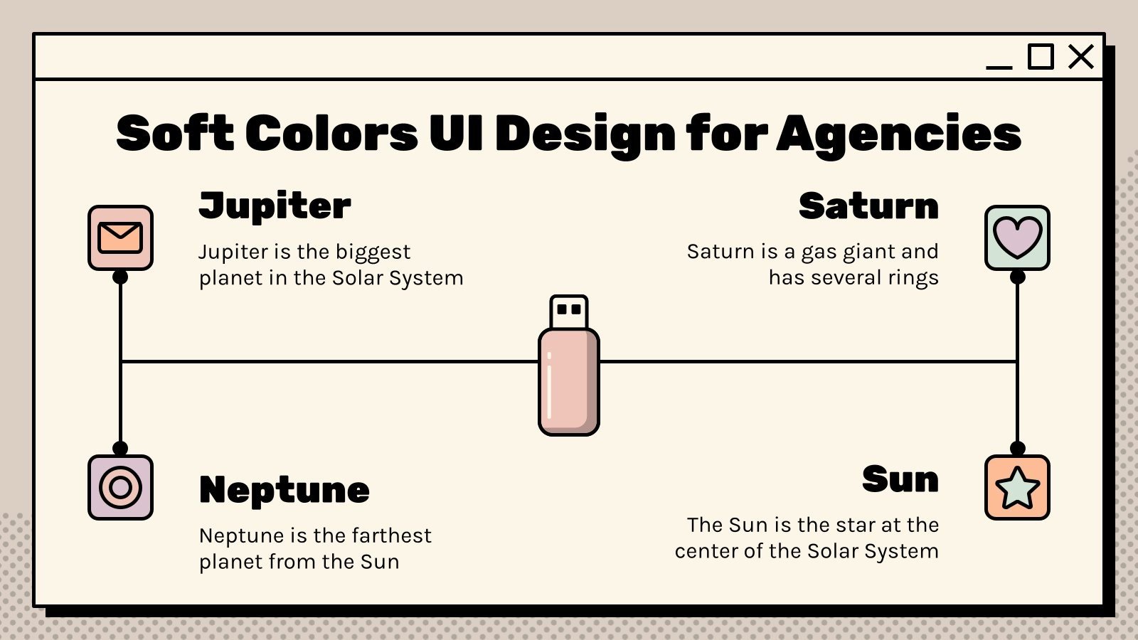 Soft Colors UI Design for Agencies Infographics