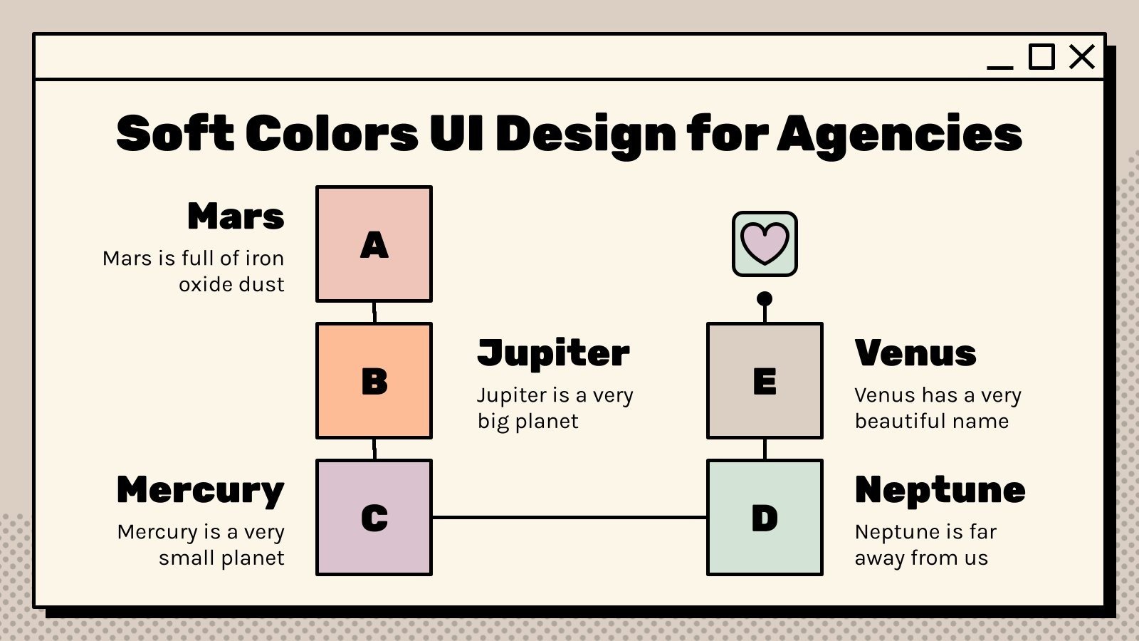 Soft Colors UI Design for Agencies Infographics
