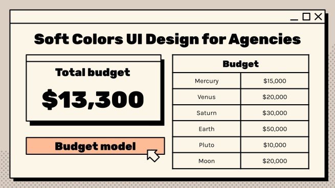 Soft Colors UI Design for Agencies Infographics