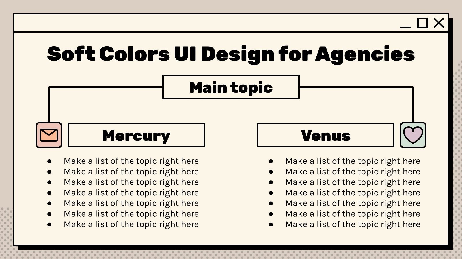 Soft Colors UI Design for Agencies Infographics
