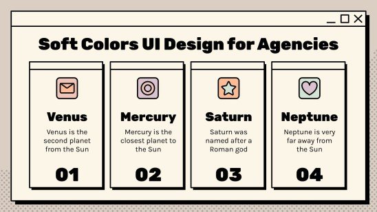 Soft Colors UI Design for Agencies Infographics