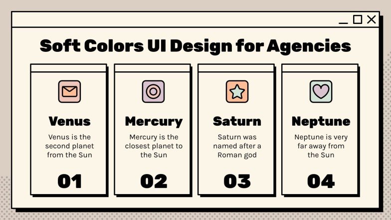 Soft Colors UI Design for Agencies Infographics