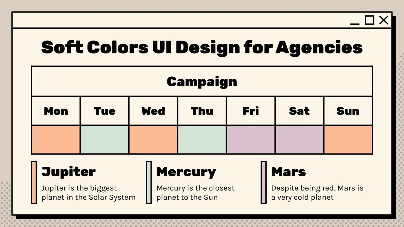 Soft Colors UI Design for Agencies Infographics