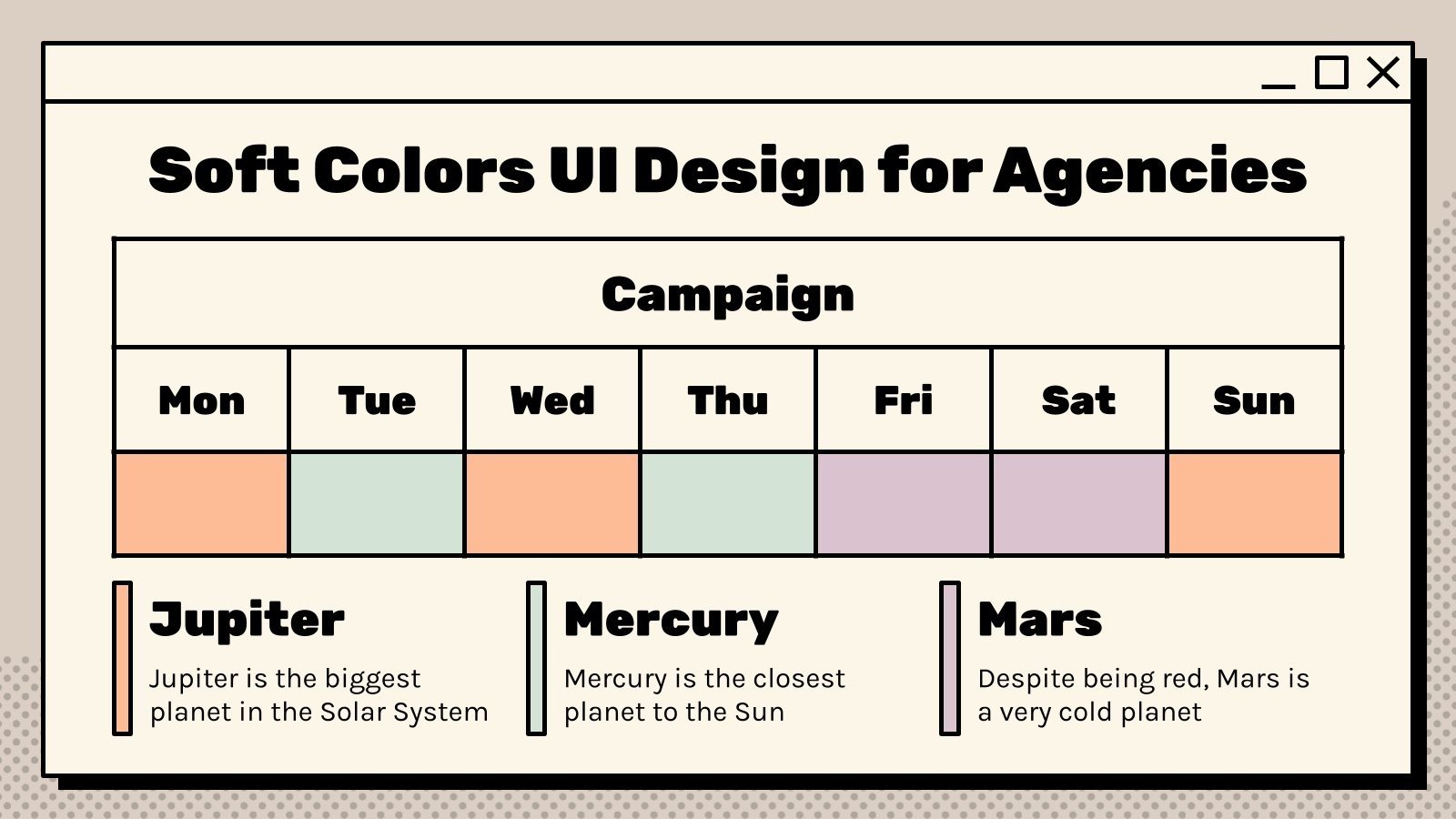 Soft Colors UI Design for Agencies Infographics