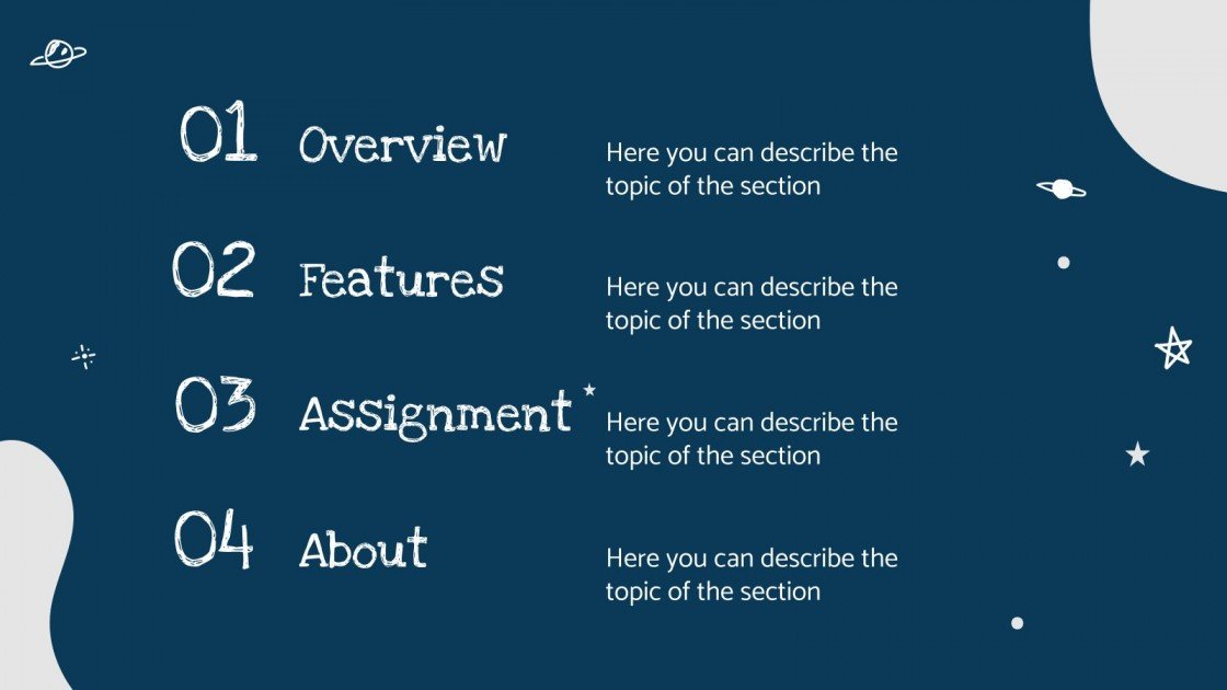Doodle Astronomy Lesson Google Slides Theme & PPT Template