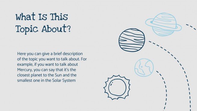 Doodle Astronomy Lesson Google Slides Theme & PPT Template