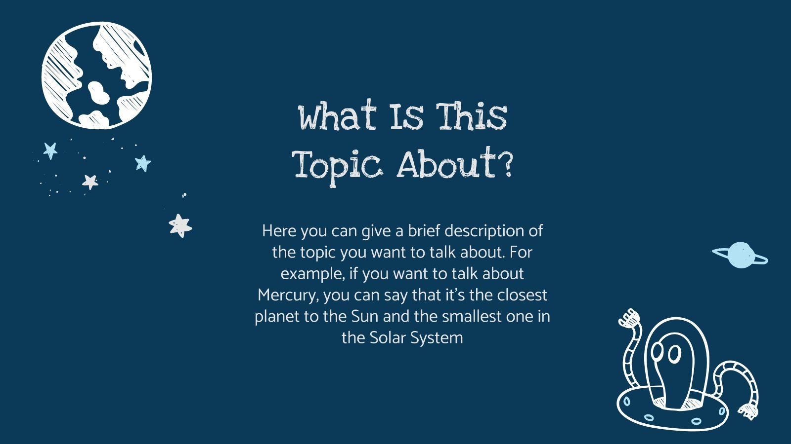 Doodle Astronomy Lesson Google Slides Theme & PPT Template