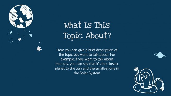 Doodle Astronomy Lesson Google Slides Theme & PPT Template