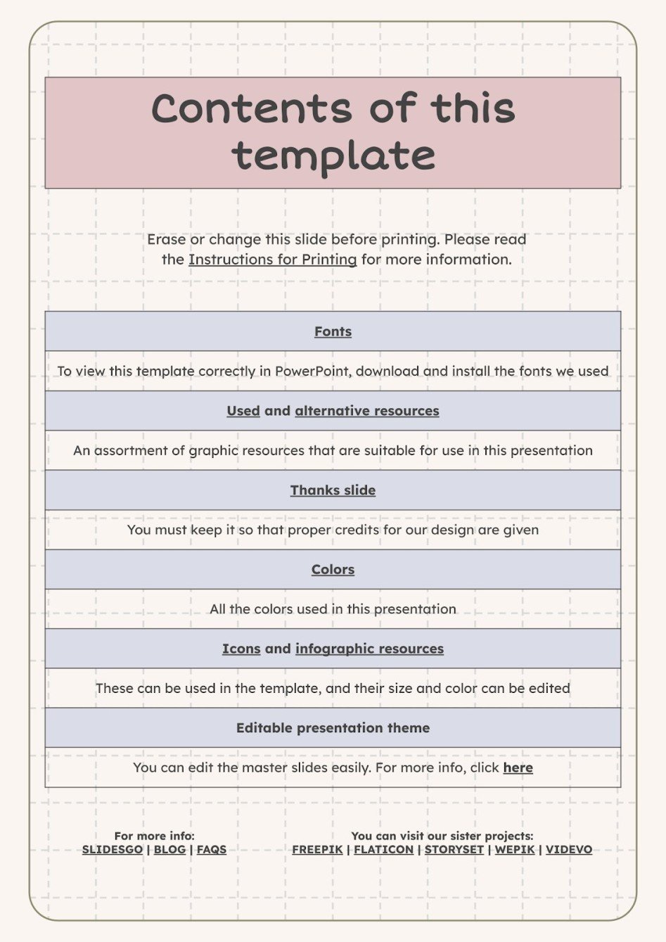 Floral Doodles Student Book | Google Slides & PowerPoint