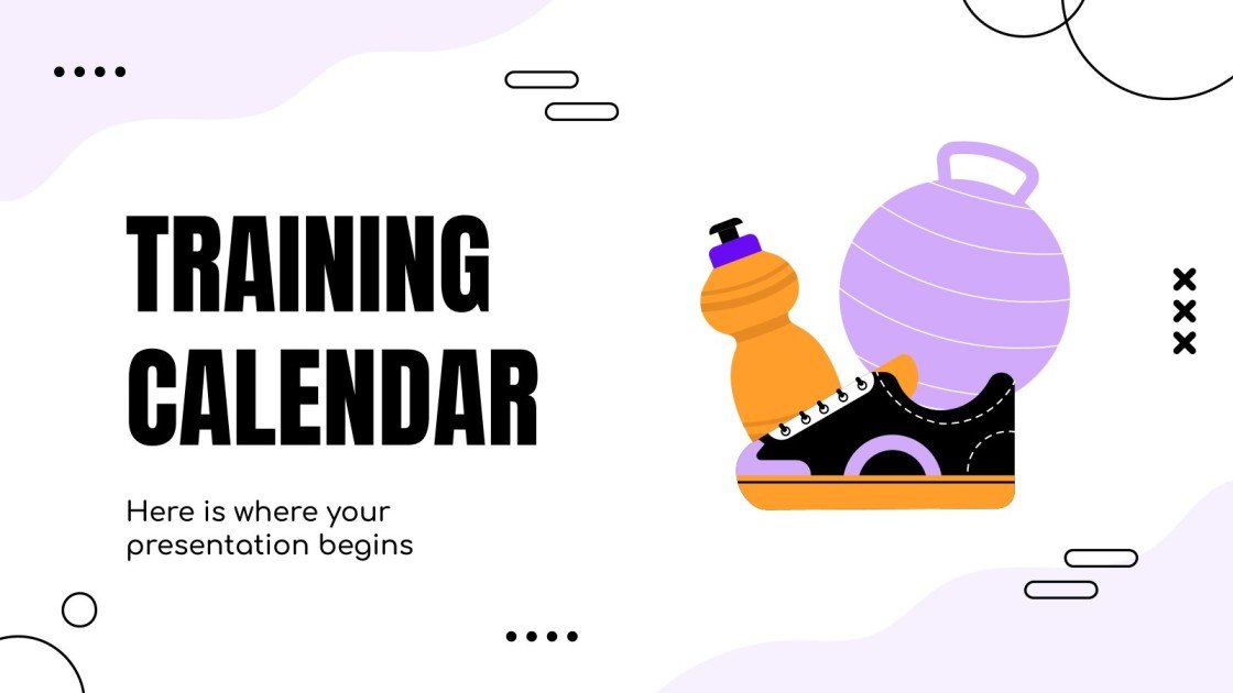 Training Calendar Presentation