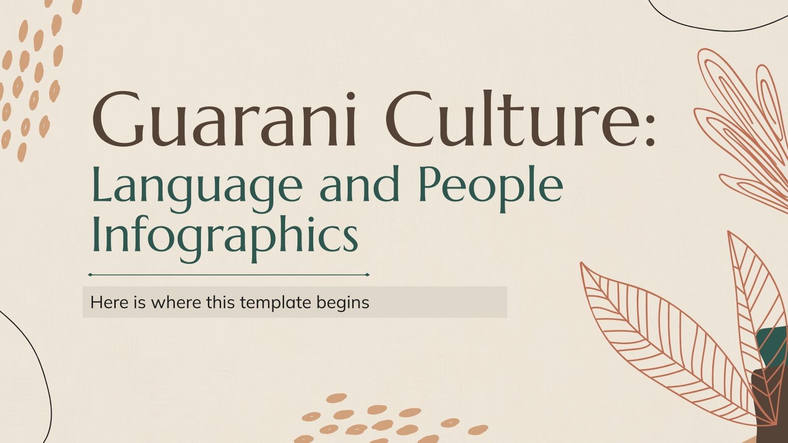 Guarani Culture: Language and People Infographics