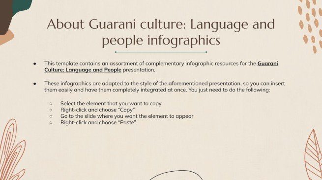 Guarani Culture: Language and People Infographics