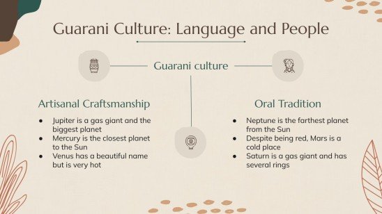 Guarani Culture: Language and People Infographics