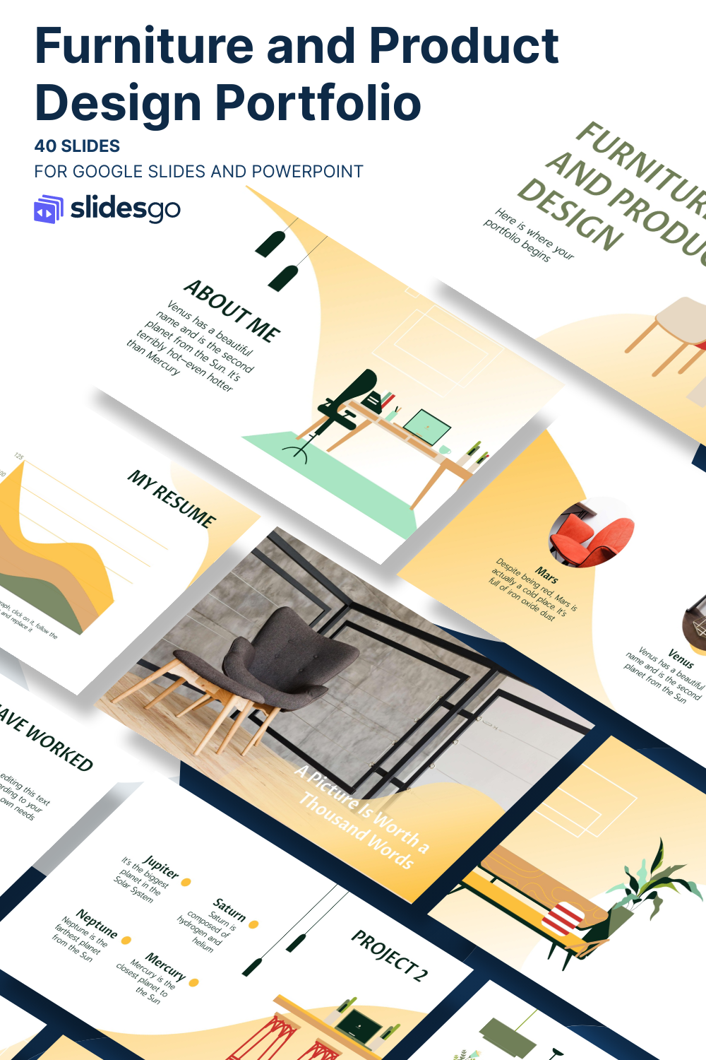 Furniture & Product Design Google Slides and PPT template