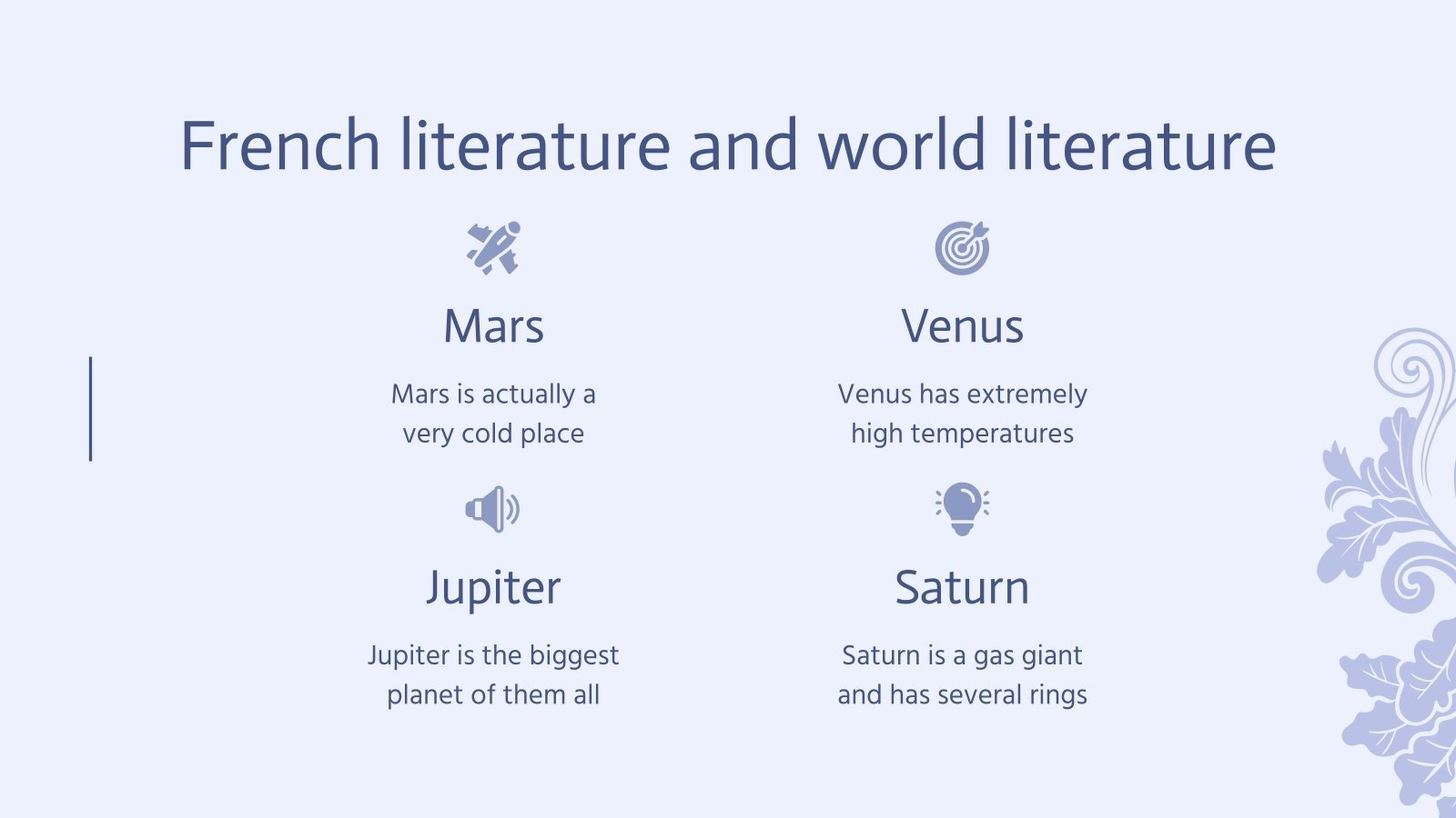 Introduction to French Literature | Google Slides & PPT
