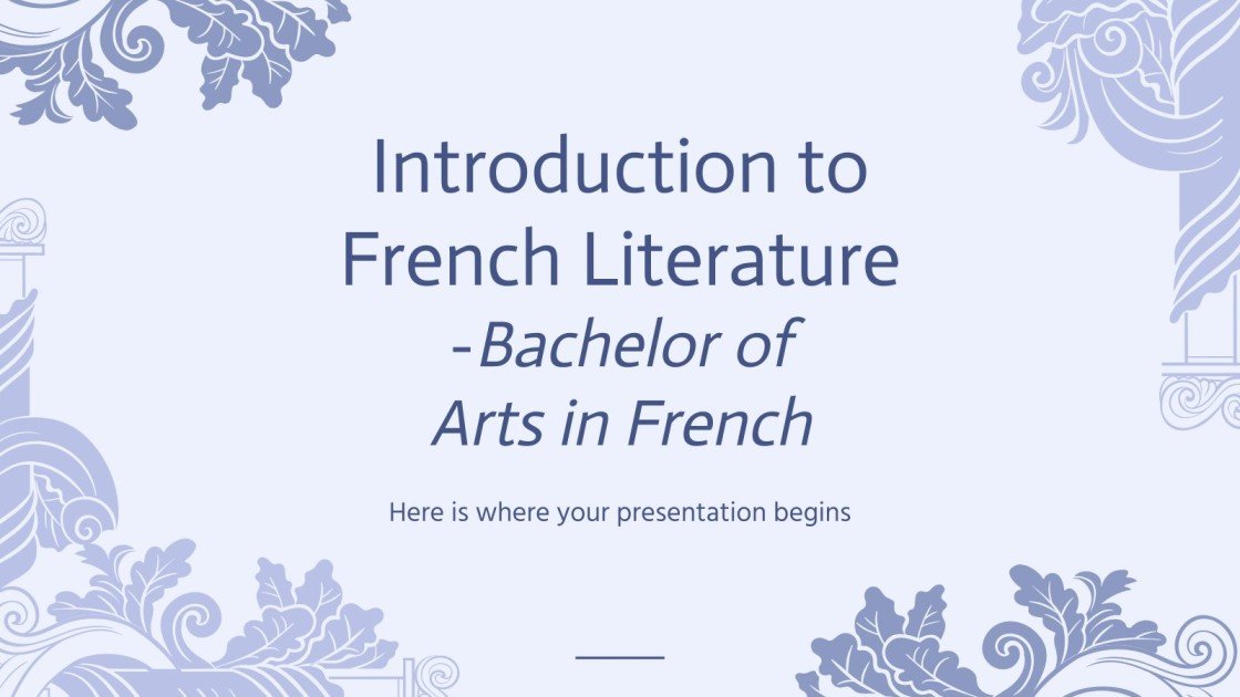 French-related Free Google Slides & PowerPoint Templates