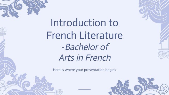 French-related Free Google Slides & PowerPoint Templates