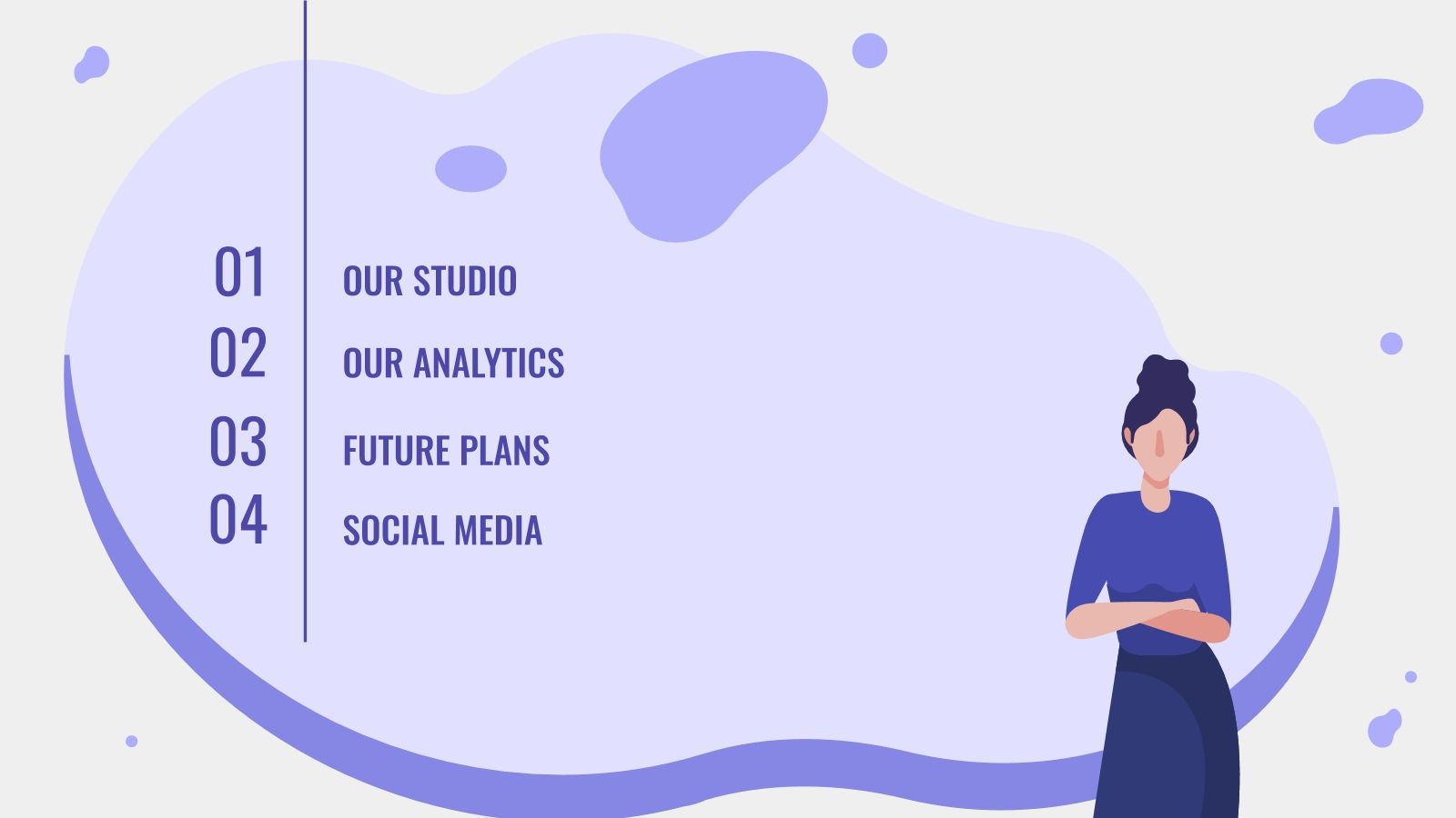 Purple Illustrations Google Slides and PowerPoint Template