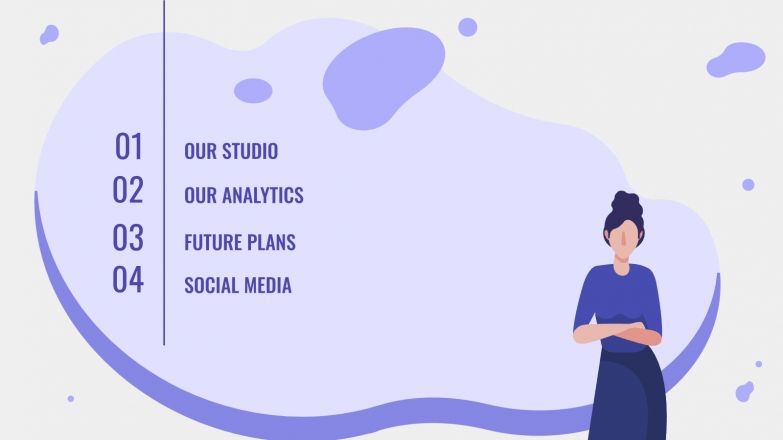 Purple Illustrations Google Slides and PowerPoint Template