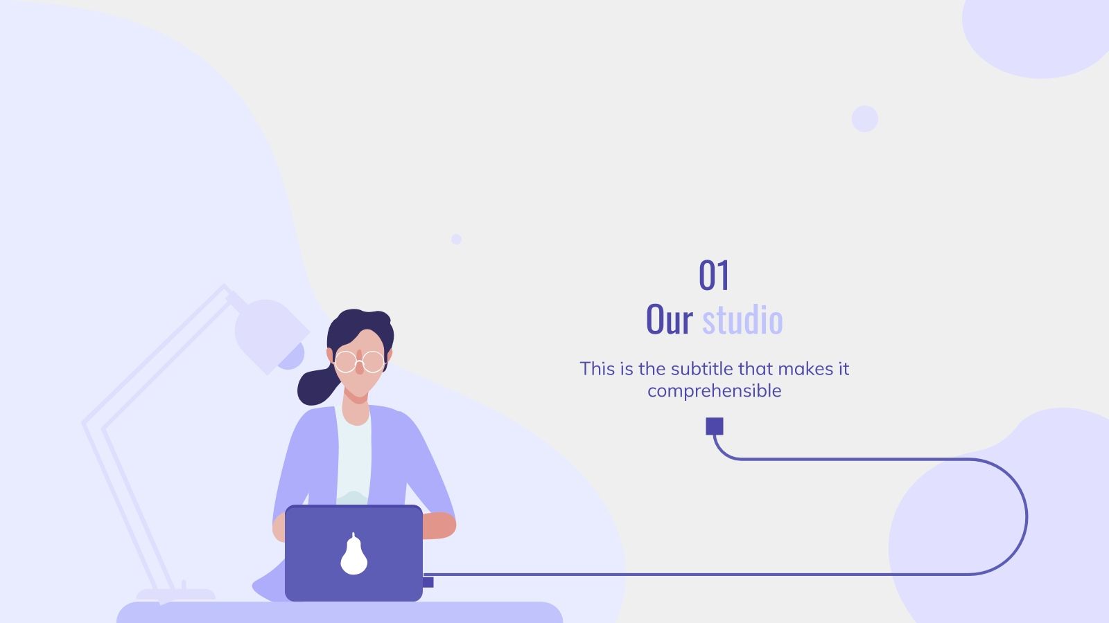 Purple Illustrations Google Slides and PowerPoint Template