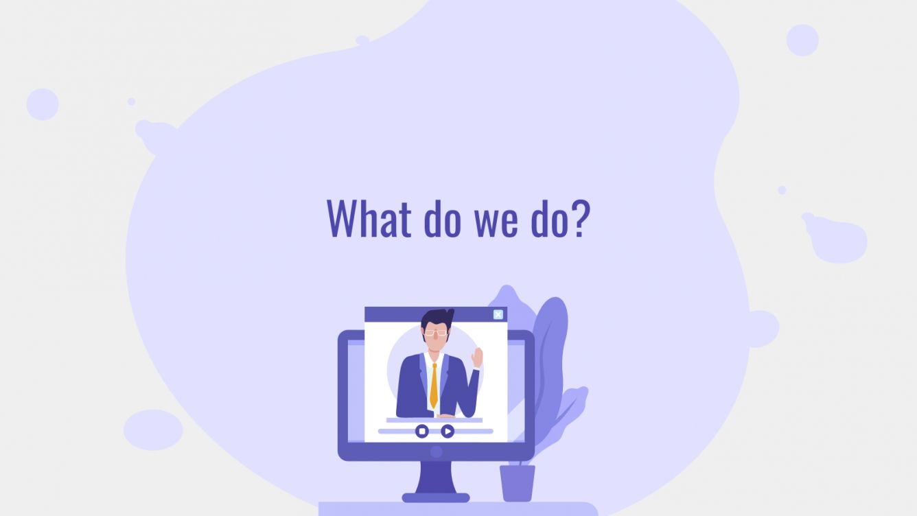 Purple Illustrations Google Slides and PowerPoint Template