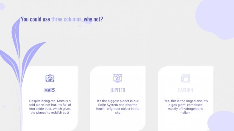 Purple Illustrations Google Slides and PowerPoint Template