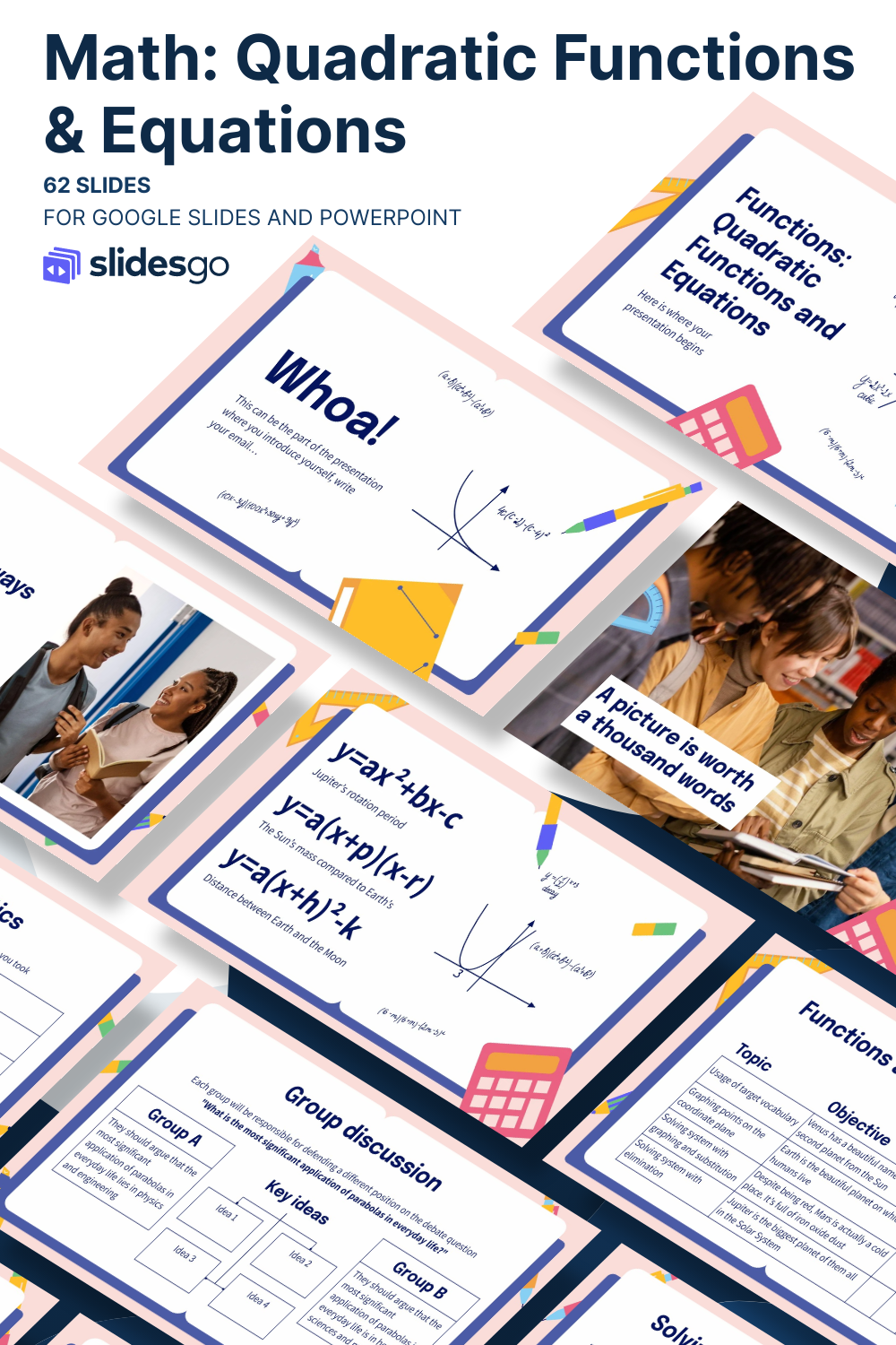 Functions: Quadratic Functions and Equations