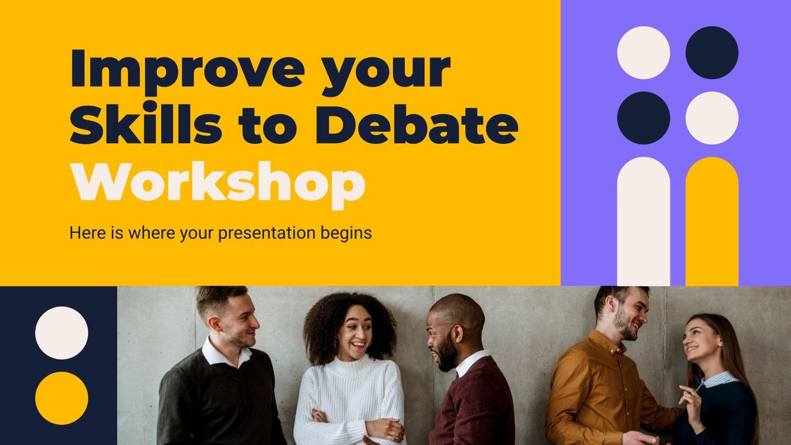 Taller de debate | Plantilla de Google Slides y PowerPoint