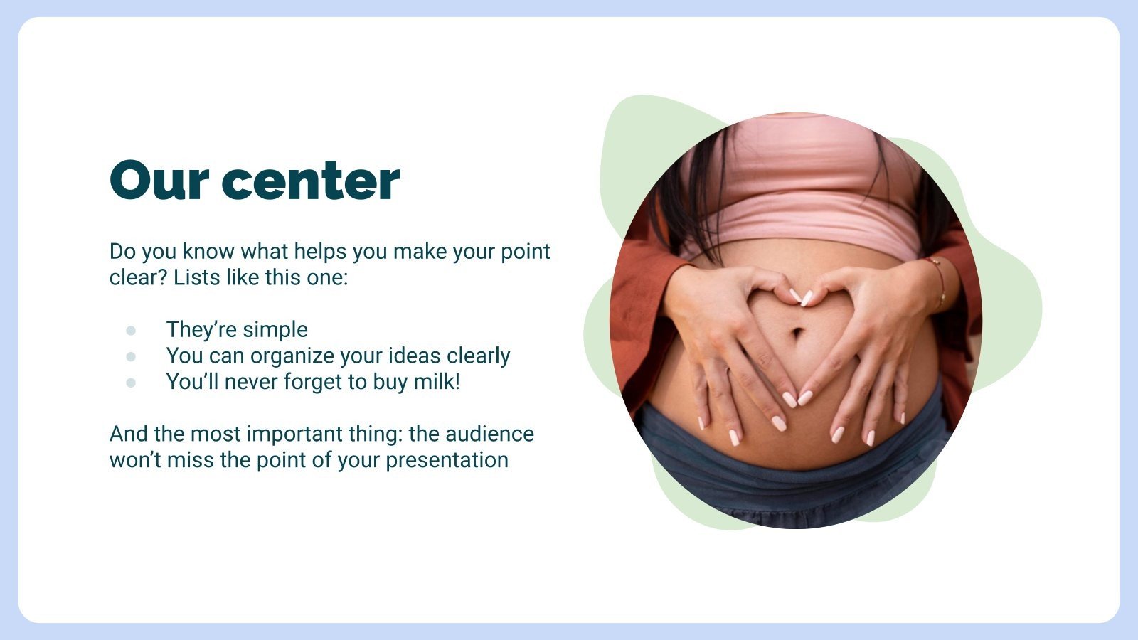 Childbirth Healthcare Center Presentation