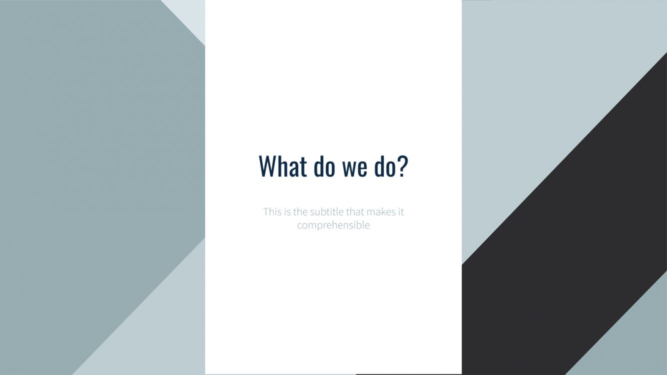 Geometric Business Google Slides and PowerPoint Template