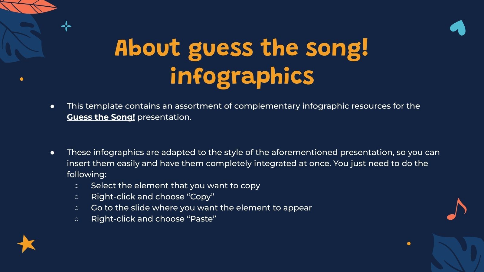 Guess the Song! Infographics