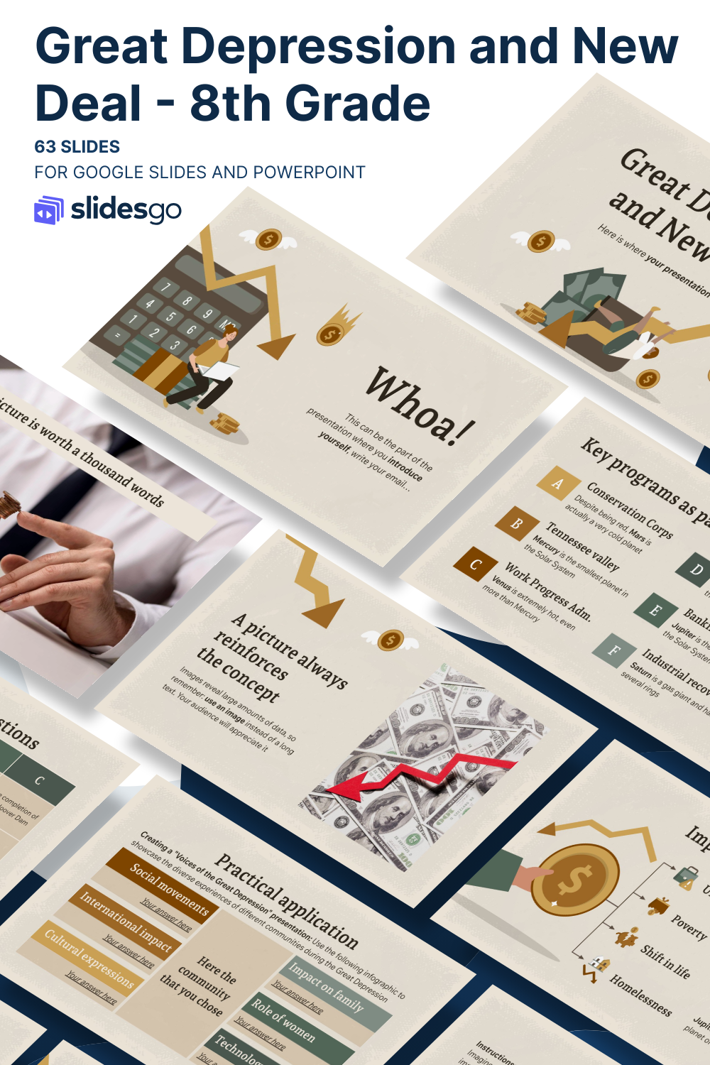 Great Depression and New Deal - 8th Grade