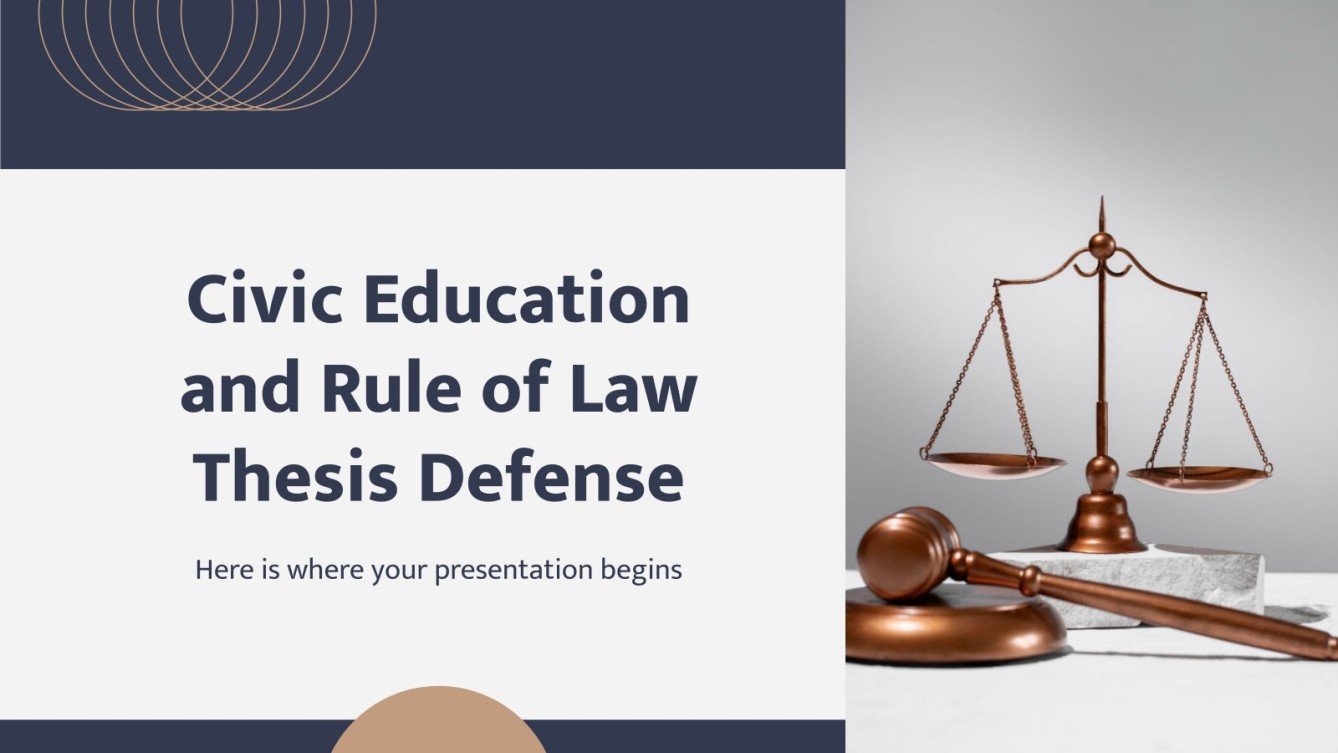 Civic Education and Rule of Law Thesis Defense Presentation