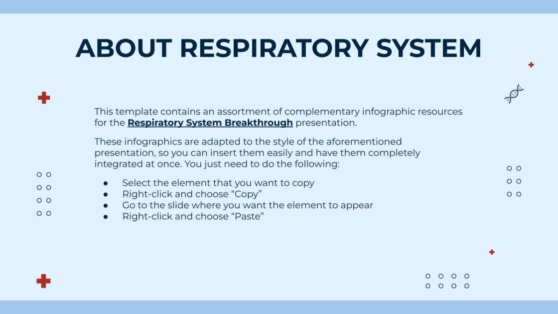 Respiratory System Breakthrough Infographics Template