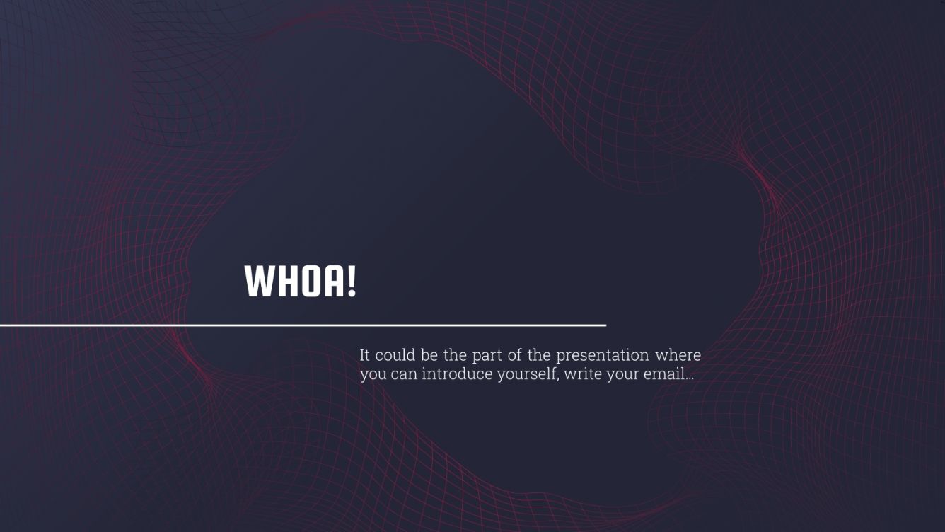 Data Waves Google Slides and PowerPoint Template