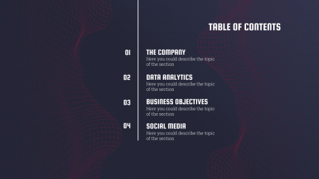 Data Waves Google Slides and PowerPoint Template