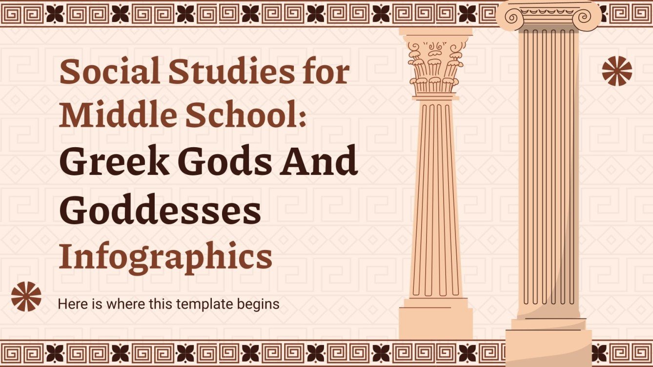 Middle School: Greek Gods and Goddesses Infographics