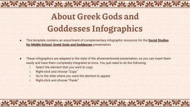 Middle School: Greek Gods and Goddesses Infographics