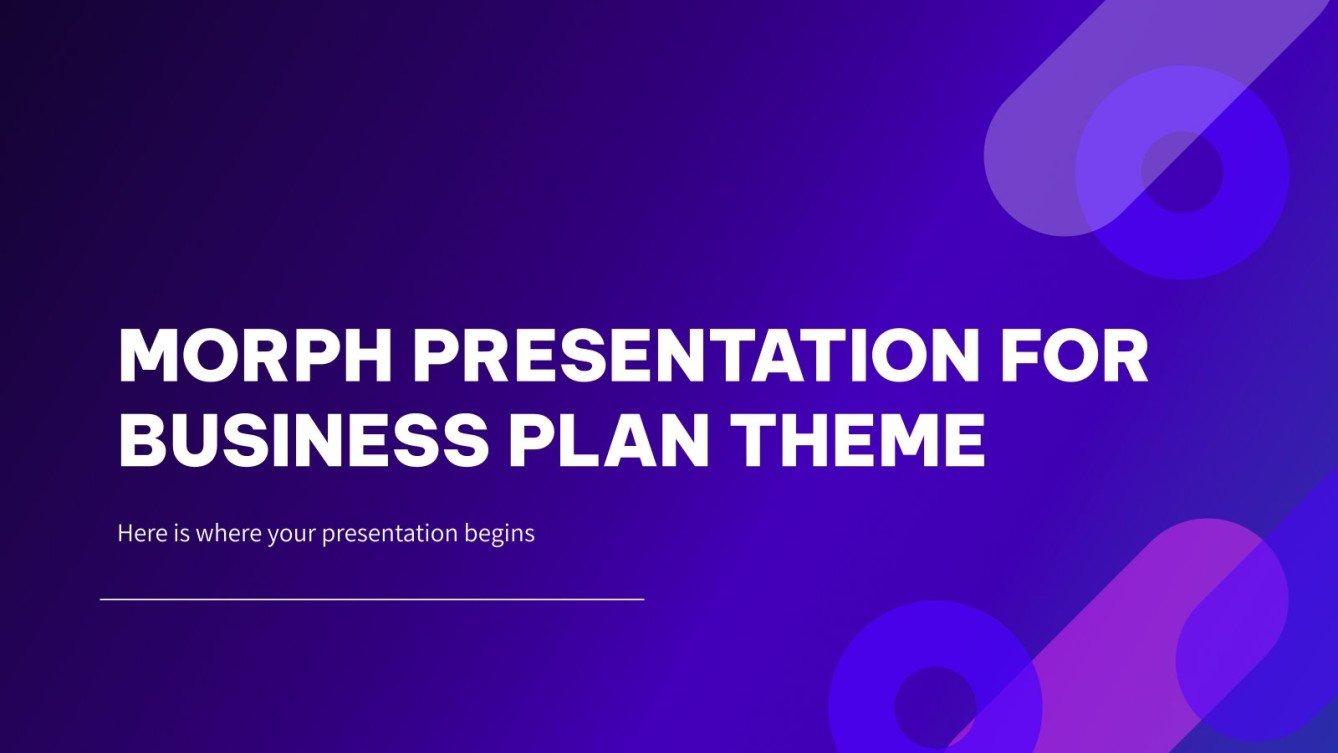 Morph Presentation for Business Plan Theme