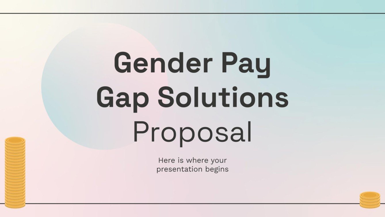 Gender Pay Gap Solutions Proposal Presentation